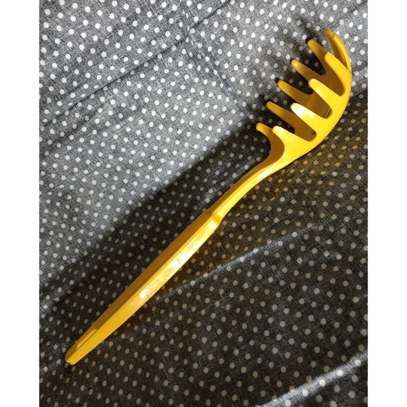 Ekco | Kitchen | Vintage Ekco Spaghetti Spoon Spork Yellow Nylon ...